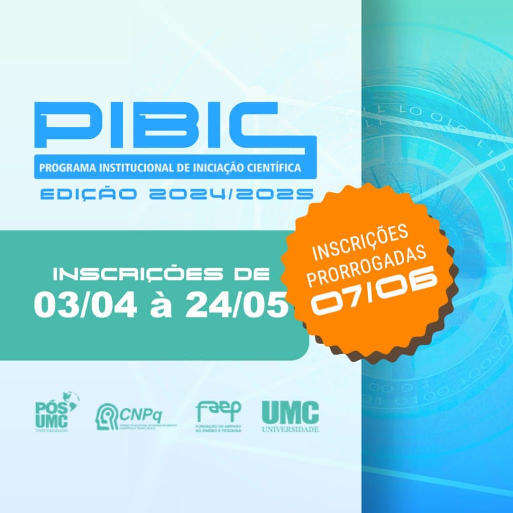 INICIAÇÃO CIENTÍFICA – PIBIC – UMC – Universidade de Mogi das Cruzes